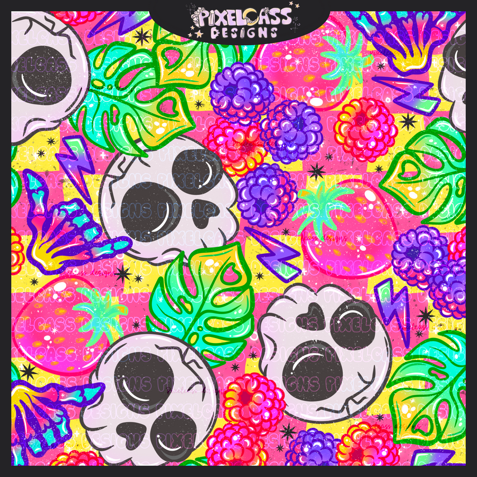 Skulls – pixelcassdesigns