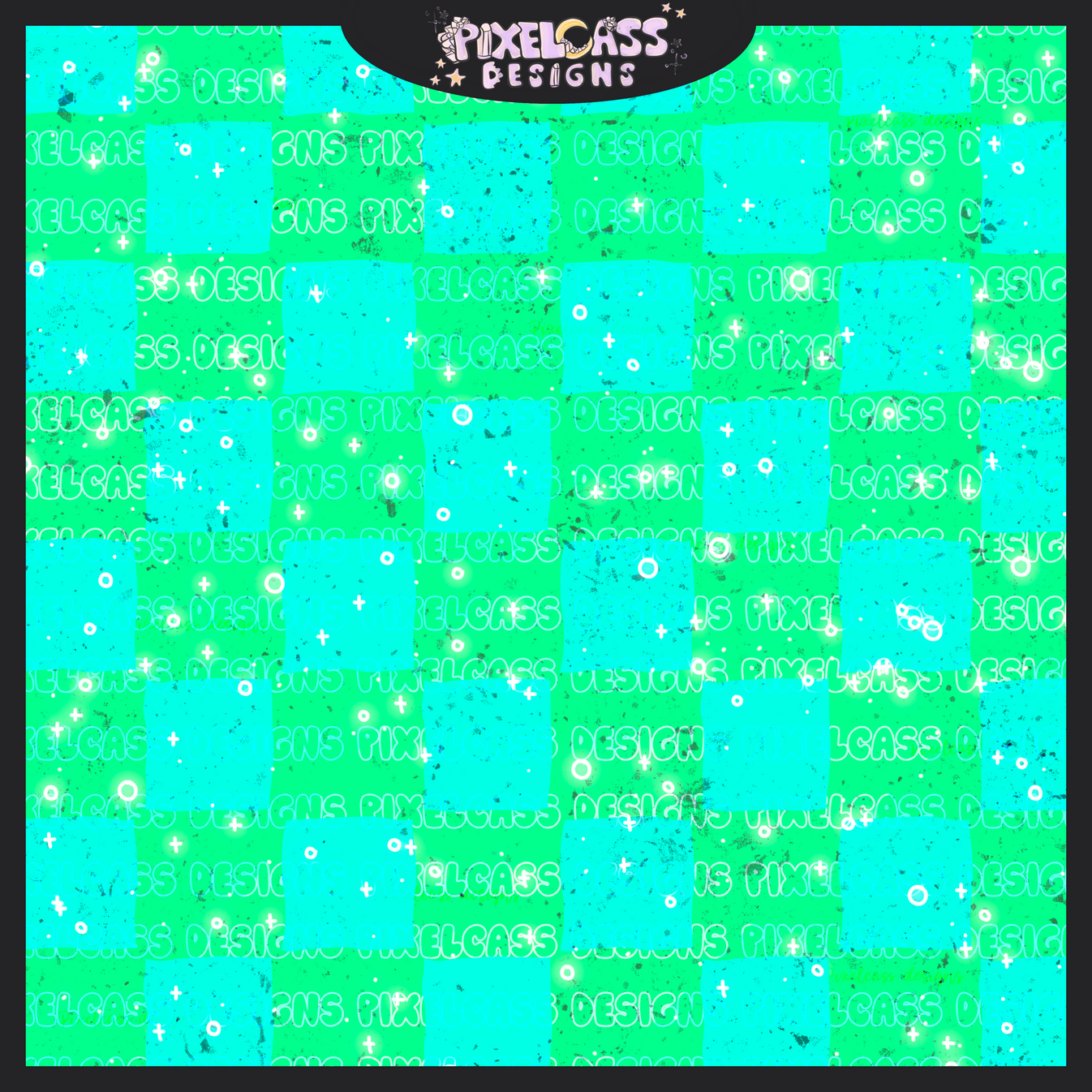 Neon Cherry Skulls – pixelcassdesigns