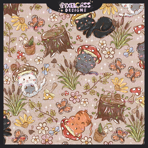 Cottagecore Cats – pixelcassdesigns