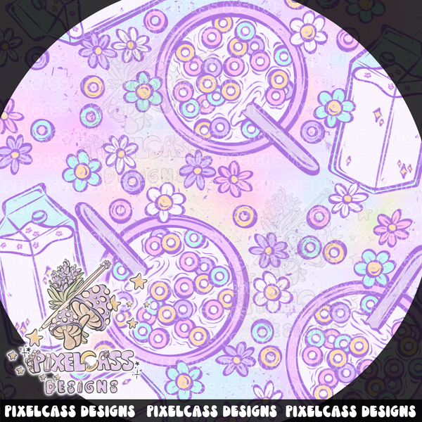 Flowers & Cereal – pixelcassdesigns