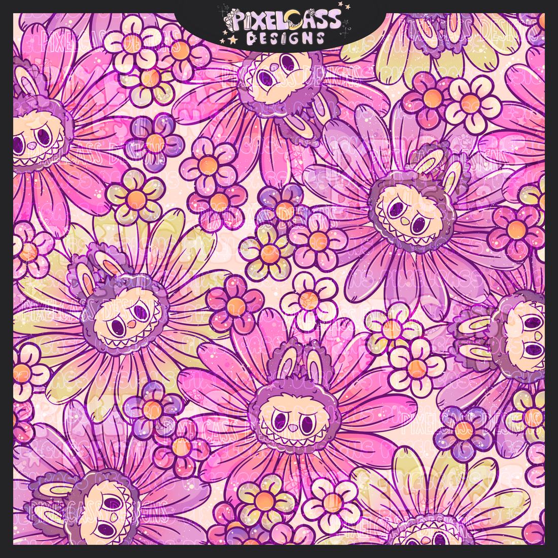 Monster Flowers – pixelcassdesigns