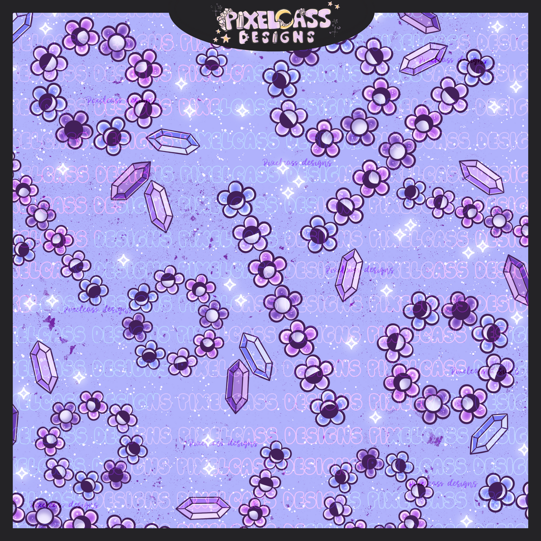 Moon Phase Flowers – pixelcassdesigns