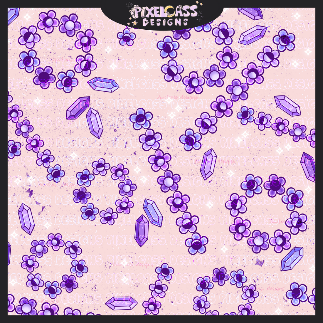 Moon Phase Flowers – pixelcassdesigns