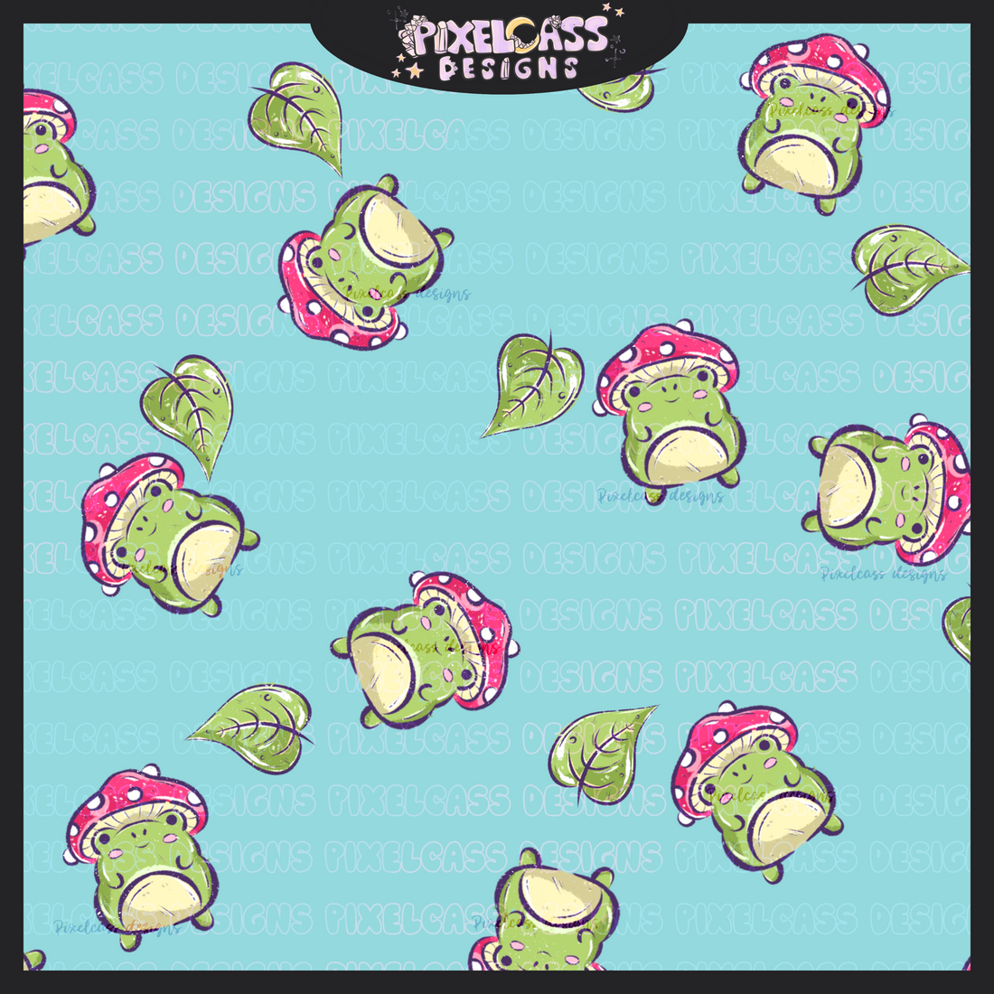 Mushroom Froggies – pixelcassdesigns