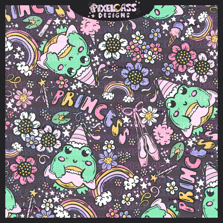 Princess Frogs – pixelcassdesigns