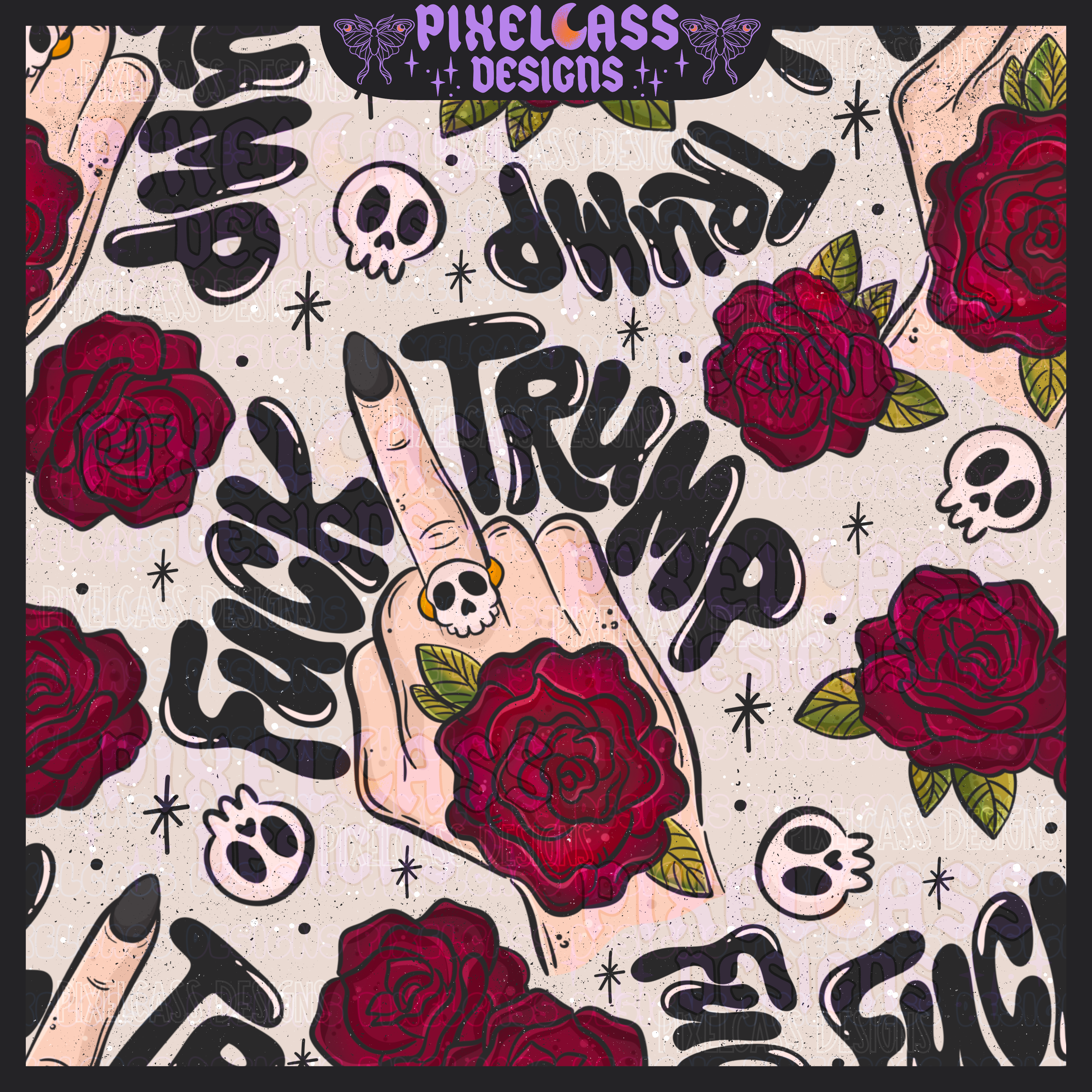 Rosey Fvck Trump – pixelcassdesigns