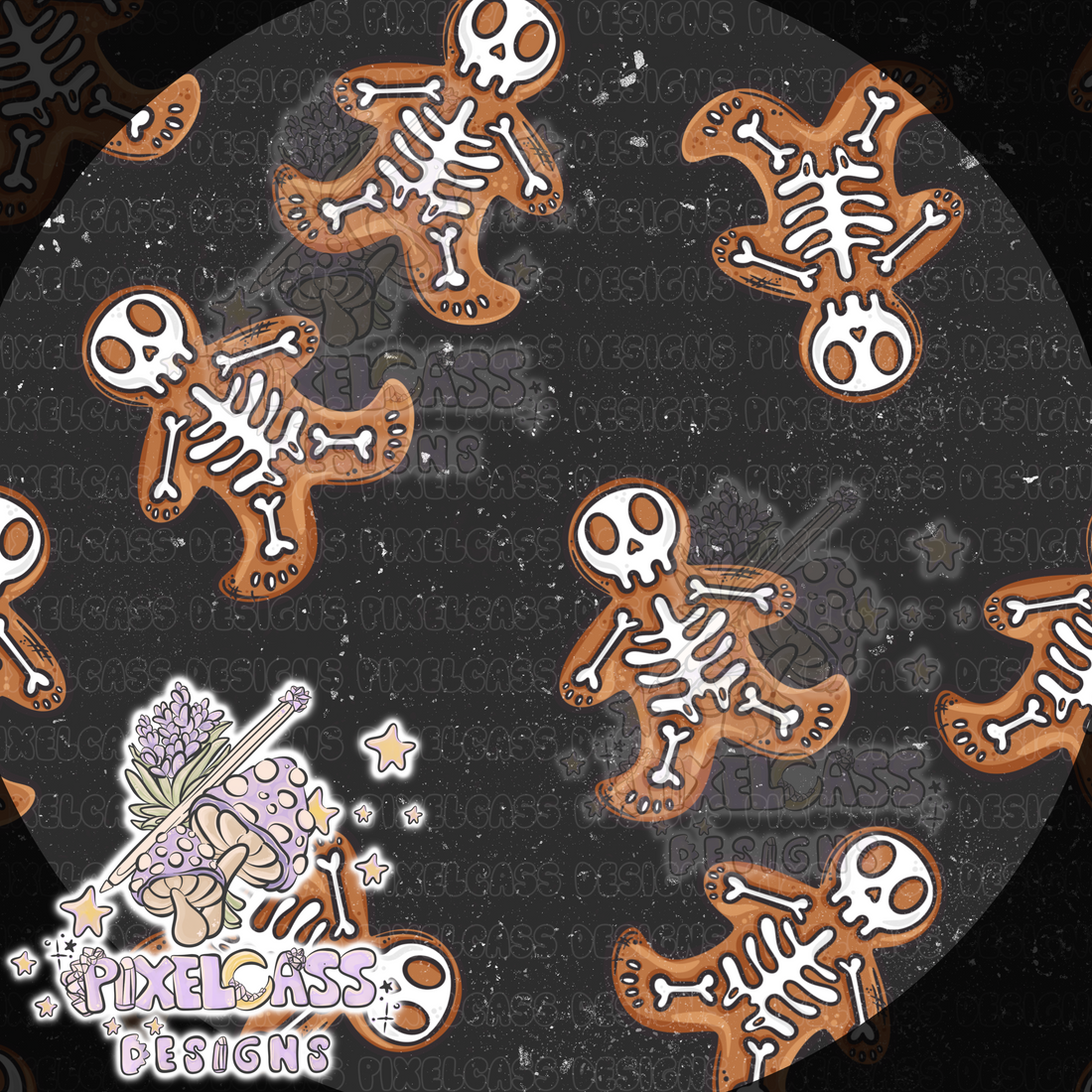 Skellie Gingerbreads – pixelcassdesigns