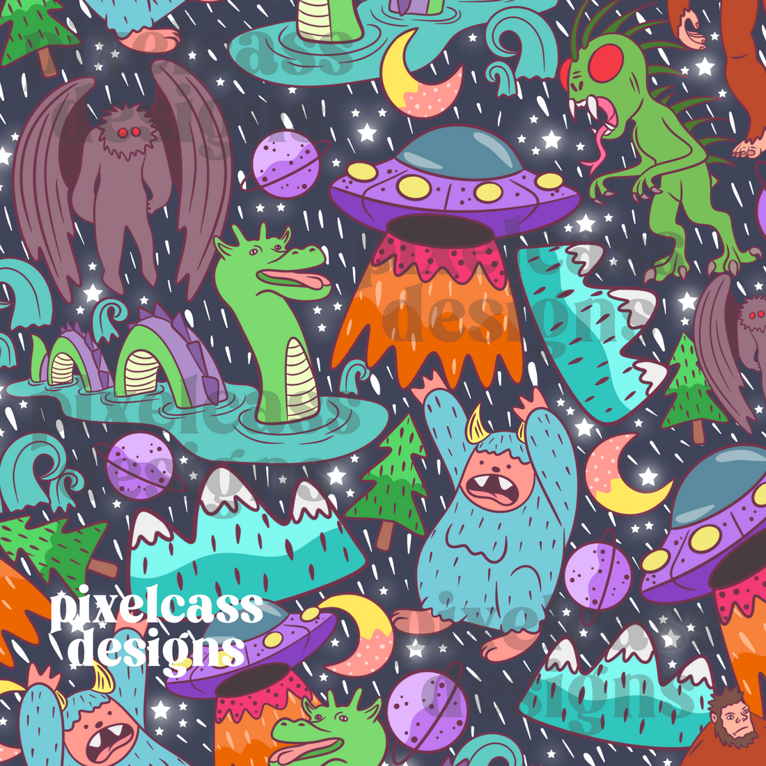 Cryptids* – pixelcassdesigns