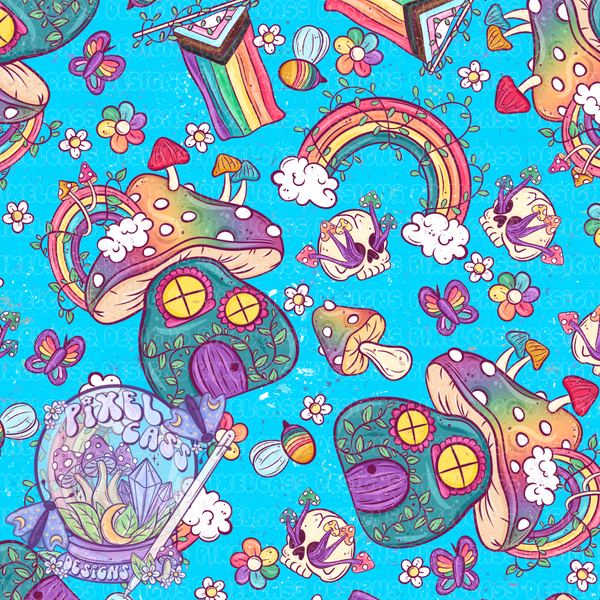 Rainbow Cottagecore – pixelcassdesigns