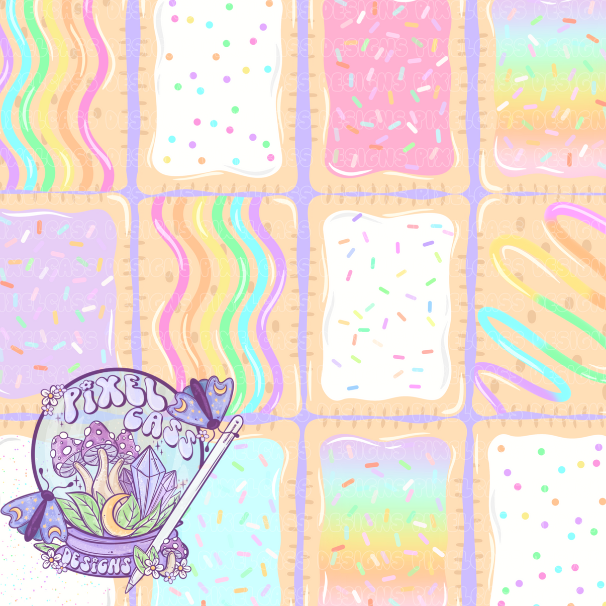 Rainbow Pastries – pixelcassdesigns